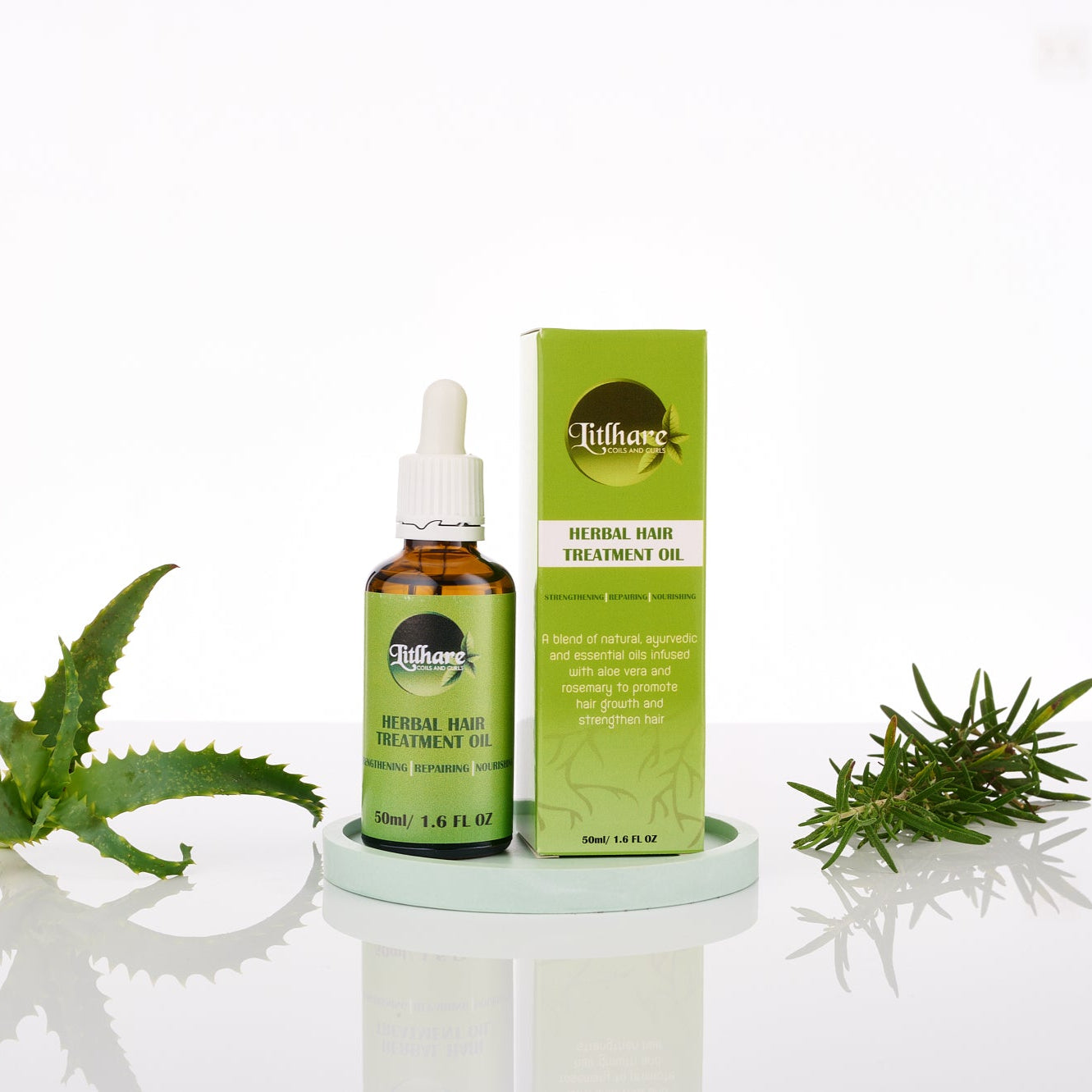 Herbal Hair Treatment Oil 50ml – Litlhare